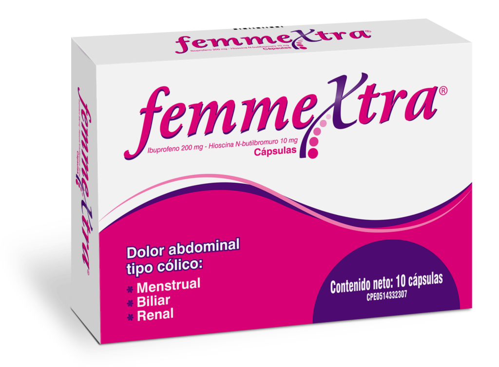 FemmeXtra - (Ibuprofeno + Hioscina) | Laboratorios Farma